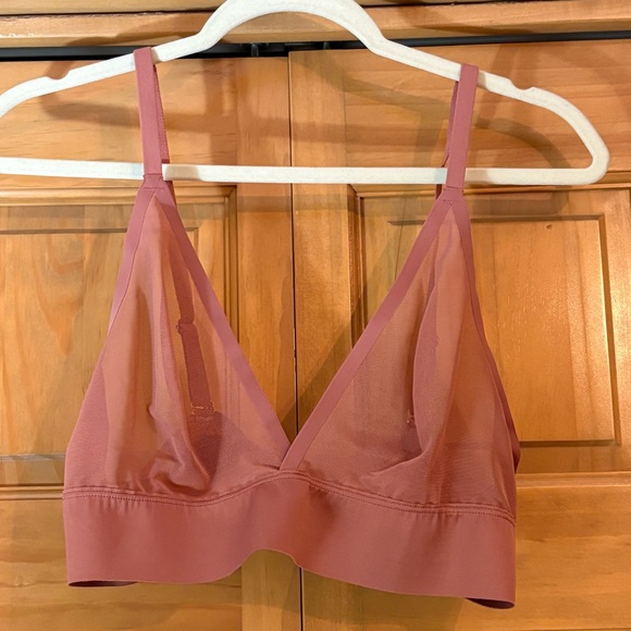 Soma | Intimates & Sleepwear | Soma Mesh Triangle Bra In Dusty Pink ...